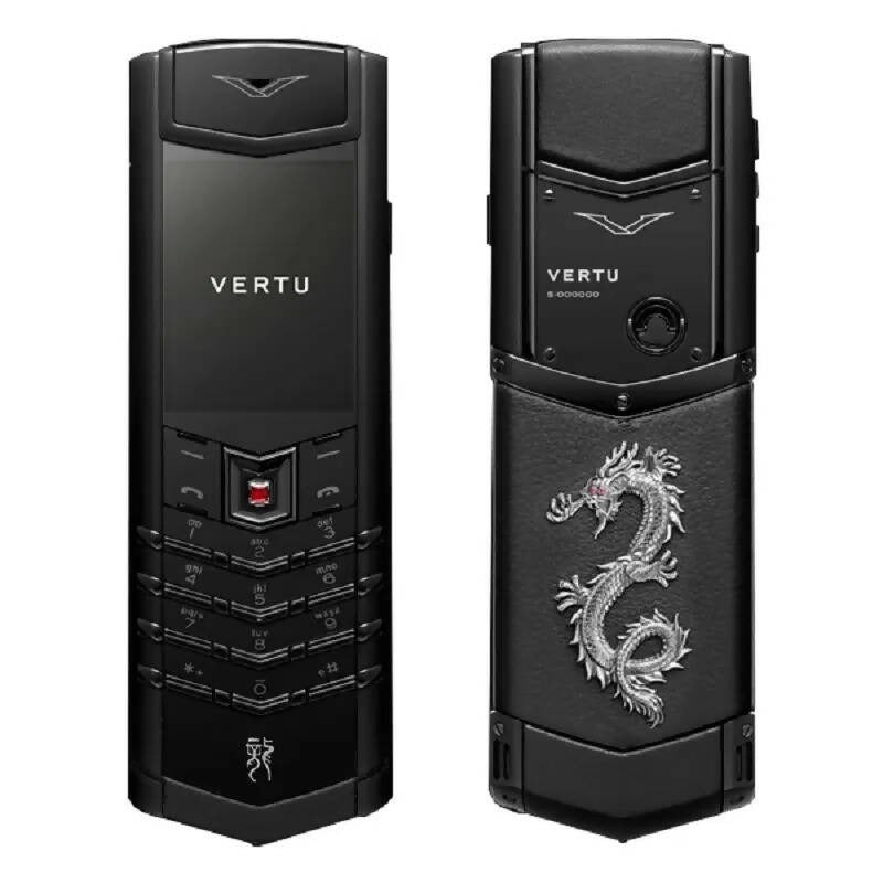 Vertu Signature Dragon Full Black Luxury Mobile Phone – India Vertu